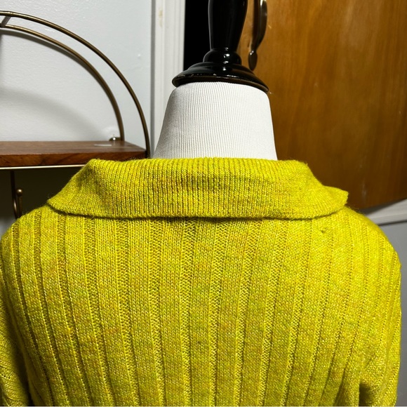 wild fable | Sweaters | Chartreuse Button Down Sweater | Poshmark